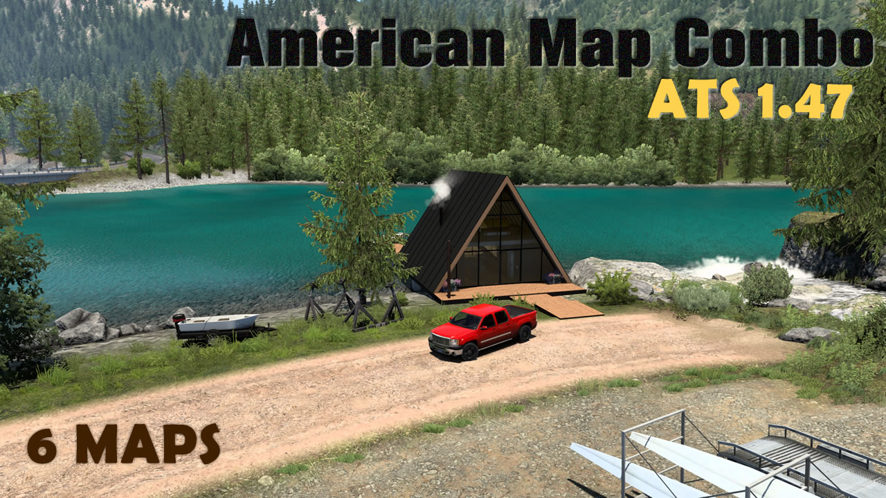 ATS 1.47 Map Combo – May 6 2023 – Trucksim Top