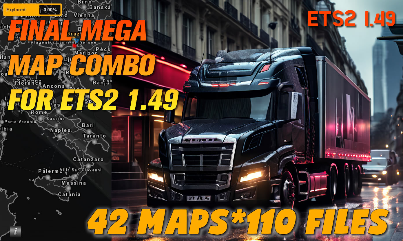 Last Mega Map Combo for ETS2 1.49 – Tutorial – April, 28 2024 ...