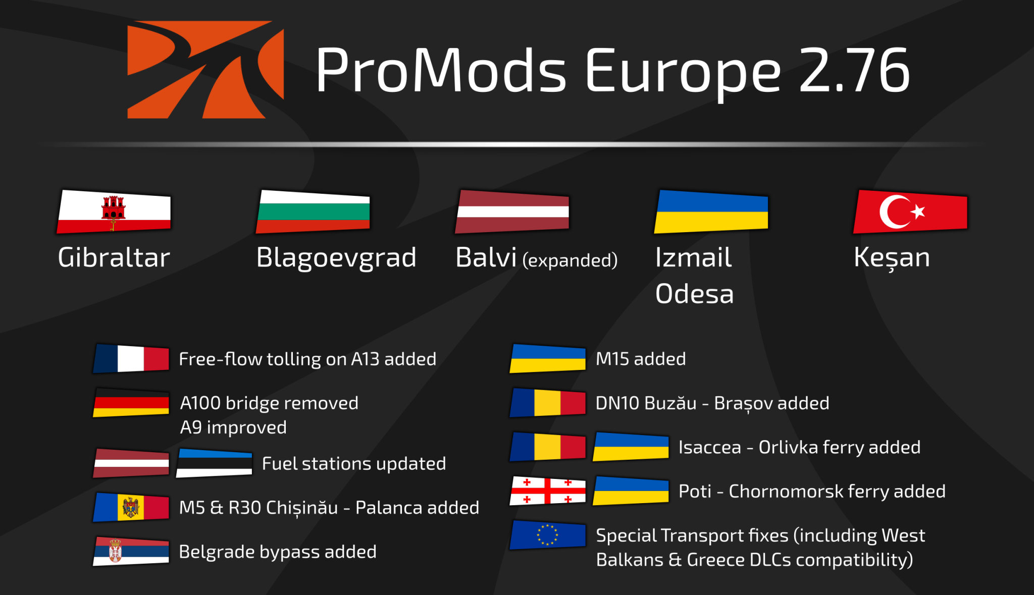 Upcoming Promods 2.76 content – Trucksim Top