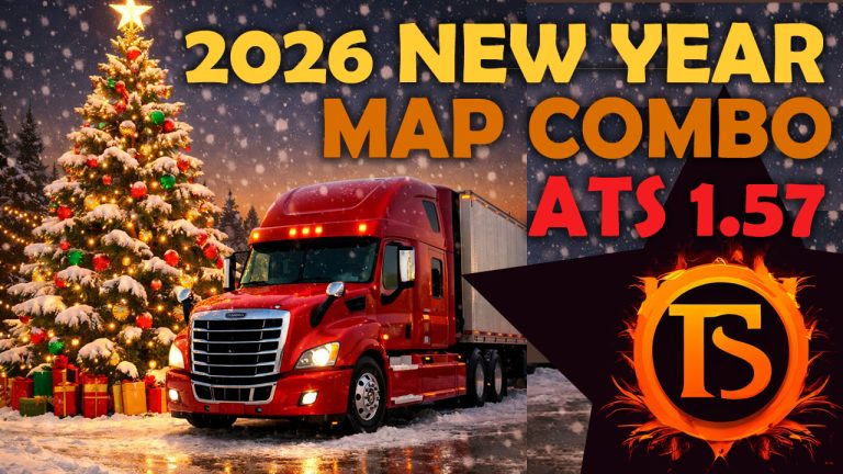 Big Map Combo for ATS 1.57 (New Year Edition) with 20 Maps – December ...