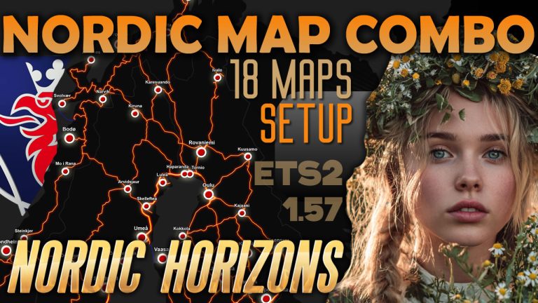 Nordic Map Combo for ETS2 1.57 – Tutorial – December, 9 2025 – Trucksim Top