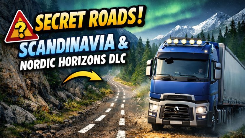 All Hidden Roads in Nordic Horizons and Scandinavia Reworks on ETS2 1. ...